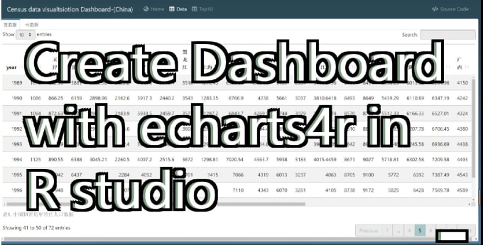 Create Data Dashboard With Echarts In Rstudio By Shalaon Fiverr