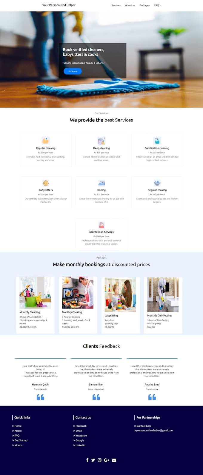Be Your Front End Web Developer Using Html5 Css3 Bootstrap Js By Anusha