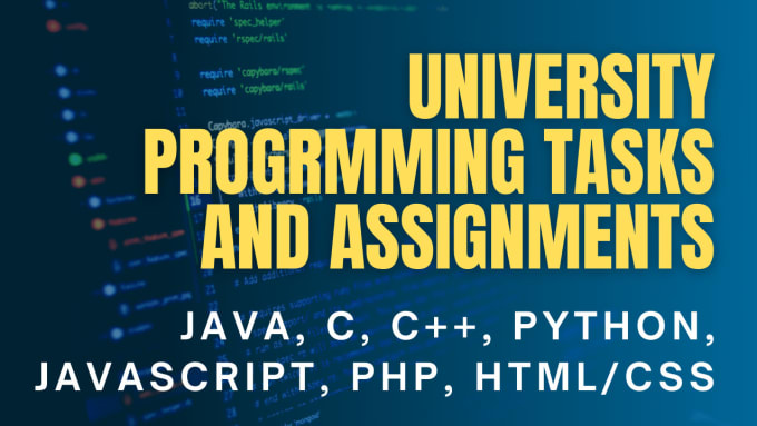 Do Java C Python Programming Assignments And Projects By Lakshankaru