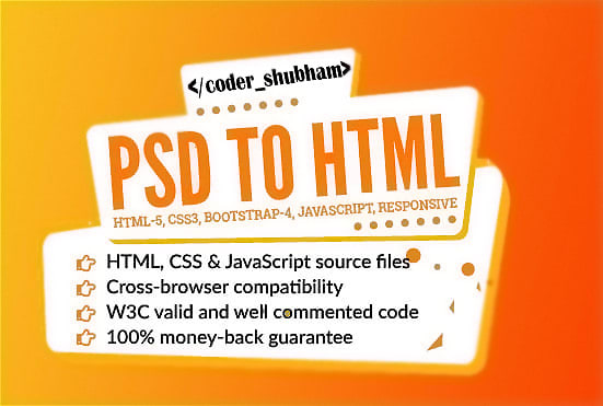 Create Static Website With Html Css Bootstrap Js By Coder Shubham