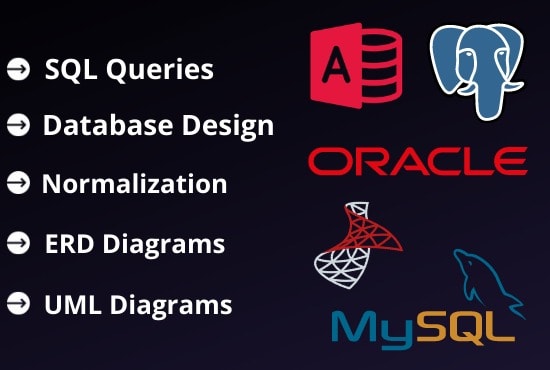 Design Database Sql Queries Erds On Mysql Postgres Oracle Ms Sql