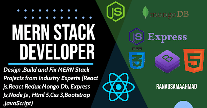 Design Build And Fix Mern Stack Node Js React Js Mongo Db By