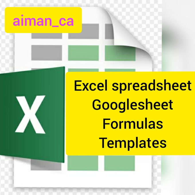 Make Any Excel Spreadsheet Formulas Graphs Tables By Ahsananees147