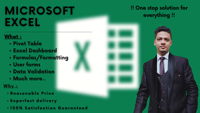 Do Everything Related To Excel Automated Dashboard Advance Formula