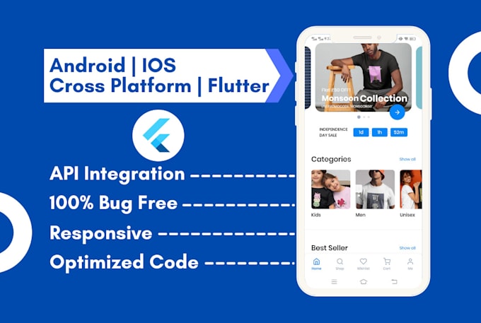 Develop Responsive Crossplatform Android And Ios App Using Flutter By