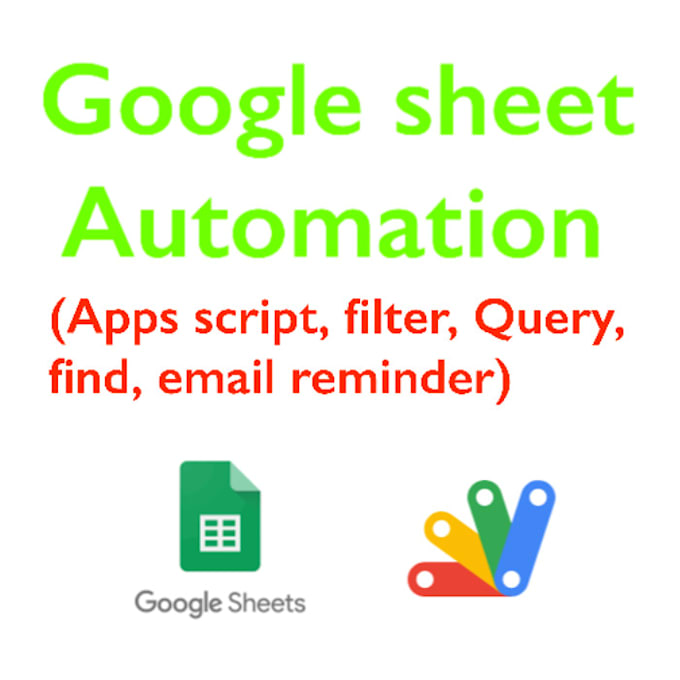 Automate Tasks In Google Sheet Using Apps Script By Nandish07 Fiverr