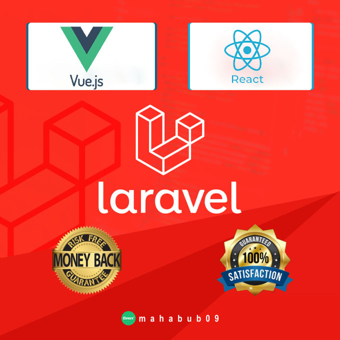 Develop A Single Page Web Application Using Laravel Vuejs Or Reactjs