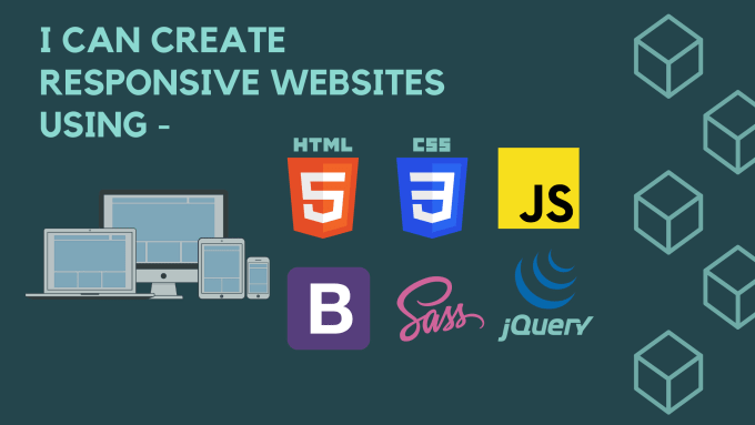 Create Responsive Websites Using Html Css Bootstrap And Javascript By