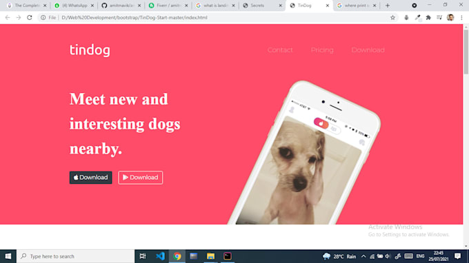 Do Reactjs Front End Web Developement By Amitrnavik Fiverr