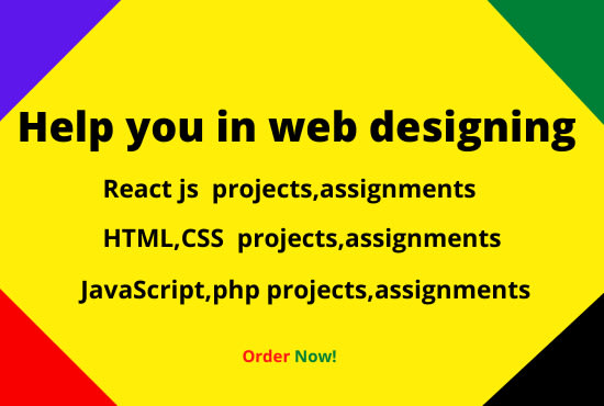 Help You In React Js Html Css Mysql Php Assignments Program By