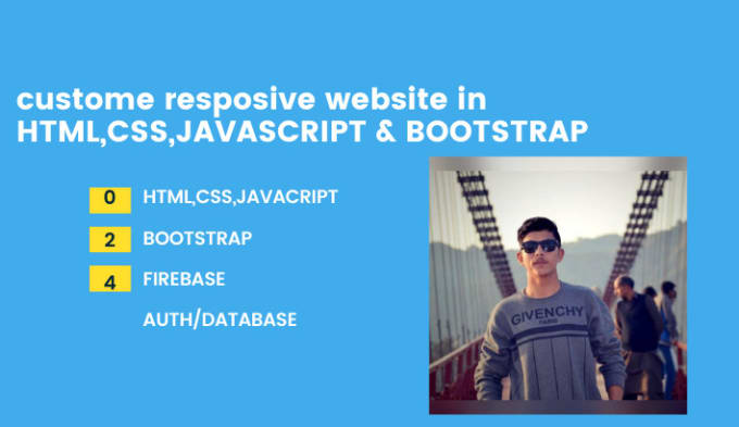 Create Resposive Websites In Html Css Javascript With Firebase Auth