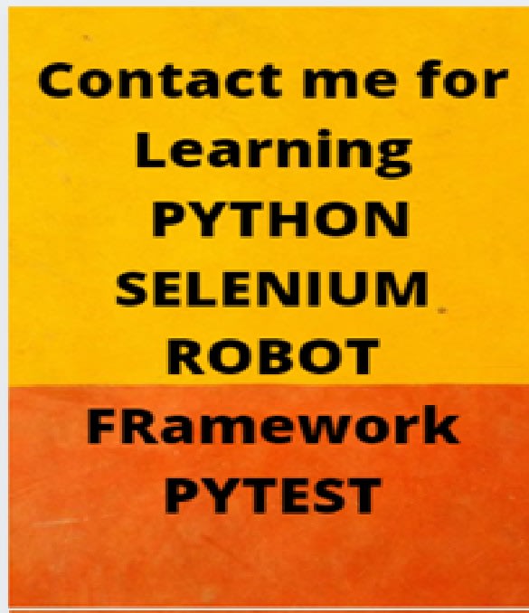 Teach Automation Testing Python Selenium Robot Framework Pytest By