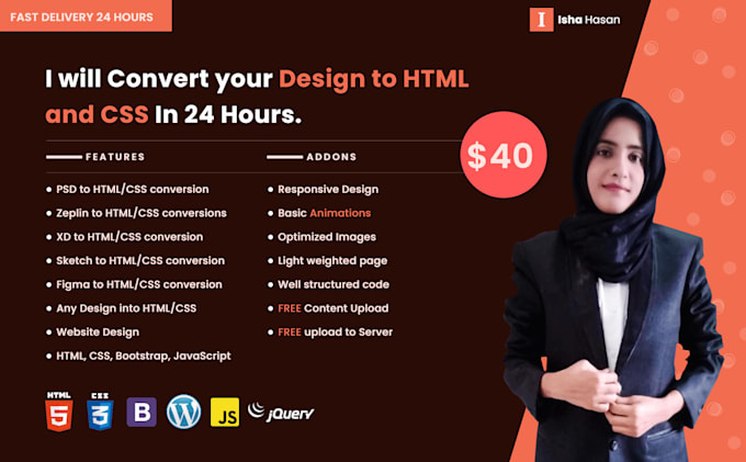Convert Your Designs Into Responsive Html Css Templates By