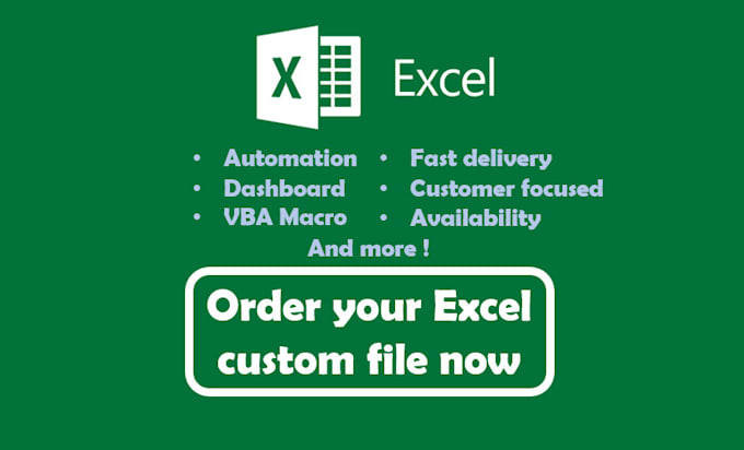 Do Excel Spreadsheet Automation Vba Macros By Ib Excelpro Fiverr