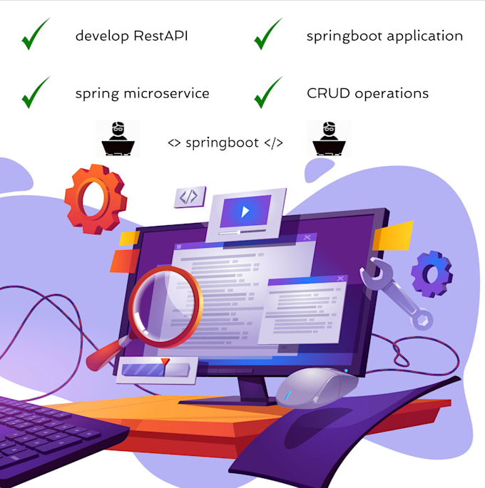 Develop Restapi Spring Microservice Springboot Application By