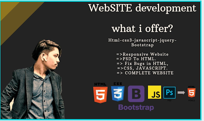 Do Responsive Website Using Html Css And Html Css Bug Fixing By