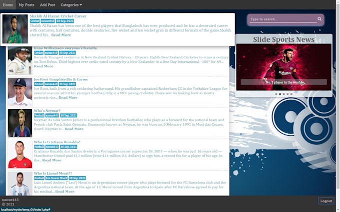 Do Html Css Javascript Php Mysql Based Web Design By Nawaz442 Fiverr