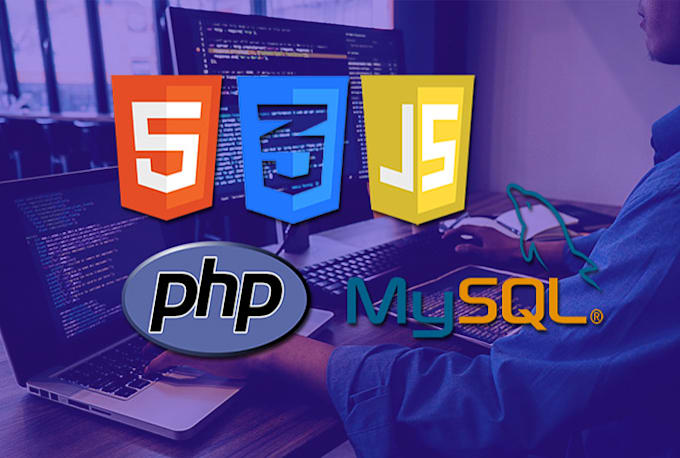 Develop Website Using Php Html Css Bootstrap Javascript Mysql By