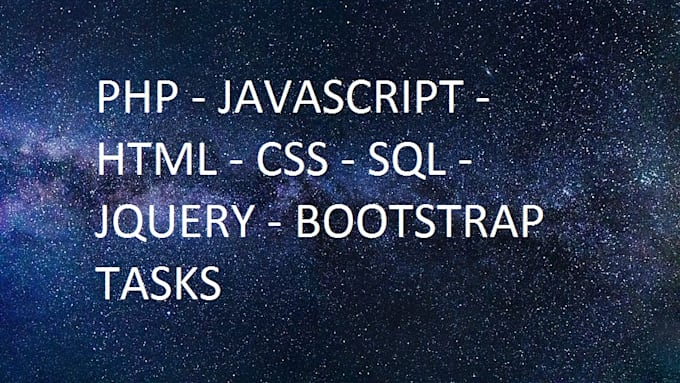 Do Php Javascript Html Css Jquery And Boostrap Tasks By Azizzitouni