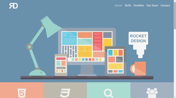 Design And Fix Html Css Bootstrap And Javascript Web Pages By