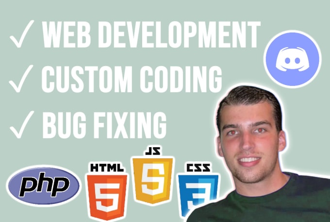 Write Php Javascript Jquery Html Css And More By Teuncode Fiverr