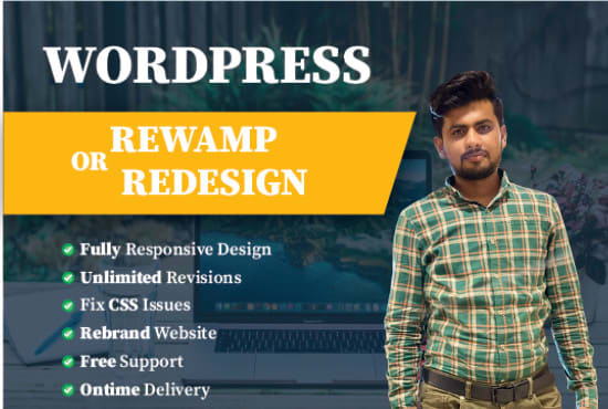 Revamp Redesign Fix Css Issues Modify Wordpress Website By