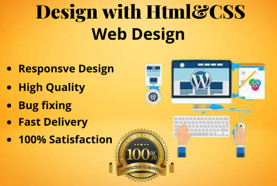 Do Responsive Website Using Html Css And Html Css Bug Fixing By