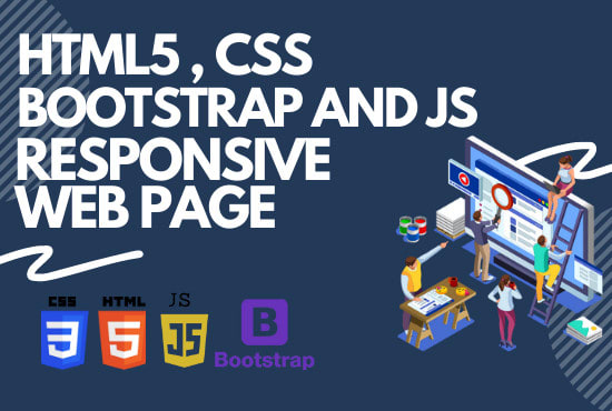 Design And Fix Html Css Bootstrap And Javascript Web Pages By Farhan