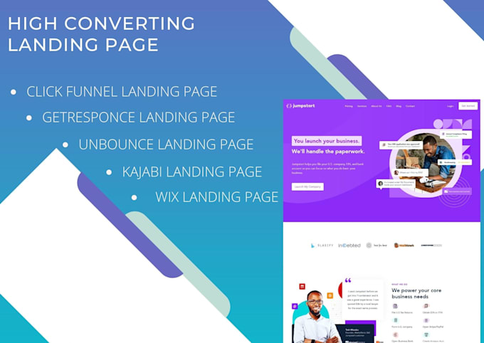 Design Kajabi Landing Page Wix Landing Page Website Store Sales
