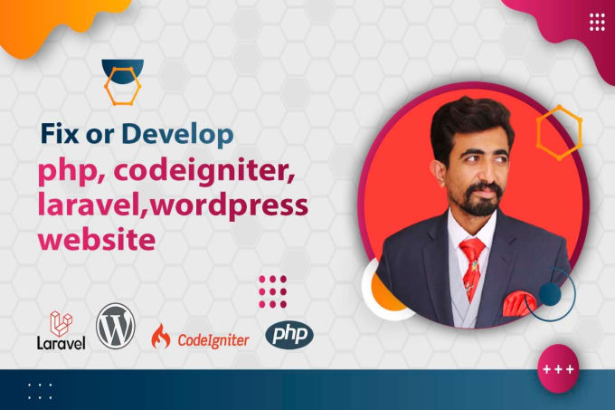 Fix Or Develop Any Php Codeigniter Laravel Wordpress Website By