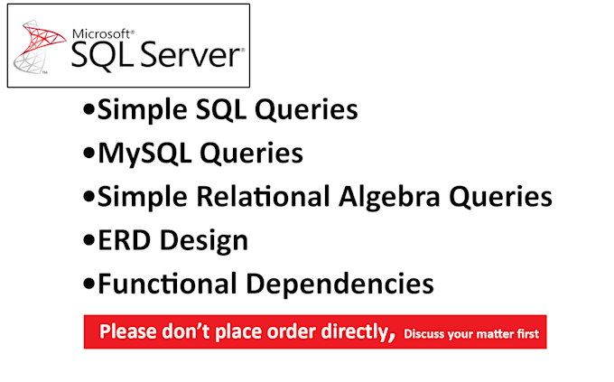 Do Erd Mysql And Relational Algebra Queries For Databases By Osmaan S