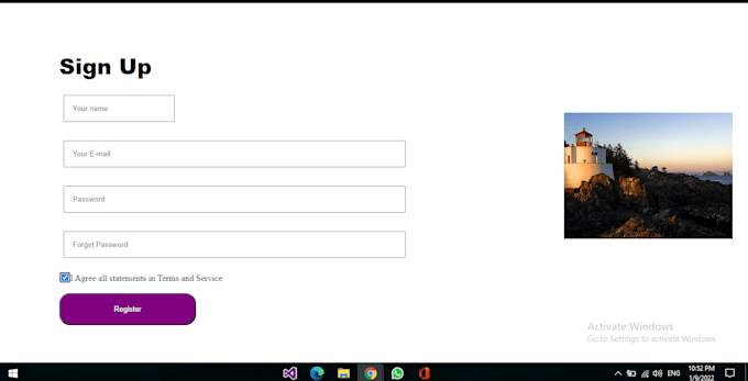 Make Web Page Using Html And Css By Muhammad Zain17 Fiverr