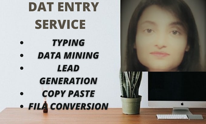 Do Data Entry Service Typing File Conversions Bookkeeping By Shadab