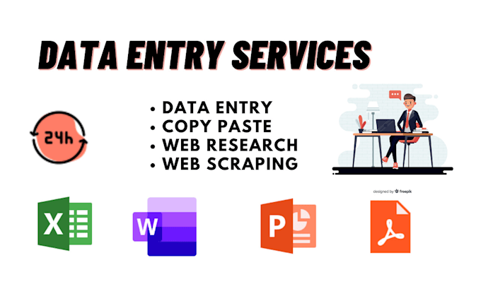 Do Expert Data Entry Copy Paste Web Scraping Pdf To Excel By