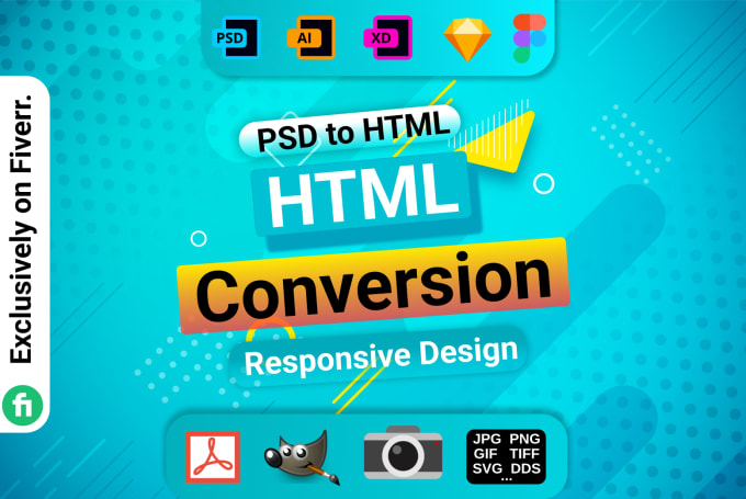 Convert Psd To Html Xd To Html Figma To Html Image To Html Responsive