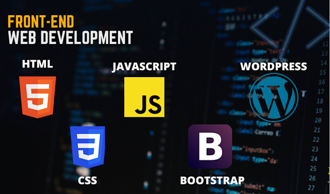 Be Your Frontend Web Developer Using Html Css Js Bootstrap By