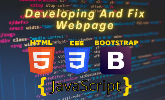 Develop And Fix Html Css Bootstrap And Js Web Pages By Salman098