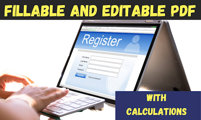 Create Editable And Fillable Pdf Form With Calculation By Hano Expert
