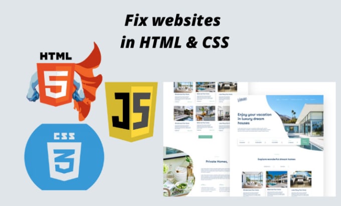 Fix Websites In Html And Css By Front End Min10 Fiverr