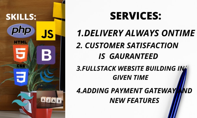 Develop Your Fullstack Website With Php Html Css Javascript Jquery By