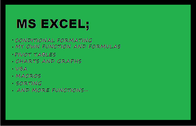 Do Any Thing On Excel And Macros Vba Format By Misbahabid479 Fiverr