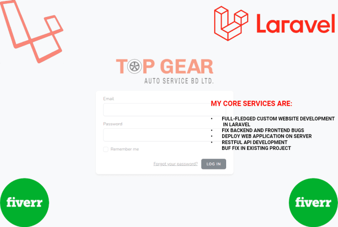 Develop Php Laravel Web Application Deploy Bug Fix And Api