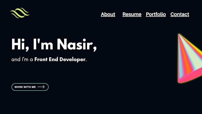 Do Front End Web Development Html Css Javascript React By Nasir37 Fiverr