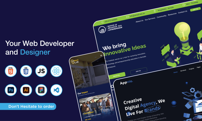 Do Responsive Website In Html Css Javascript React Js By Mhbaando