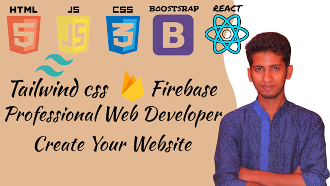 Create Responsive Websites In Html Css Javascript React Node By Abir
