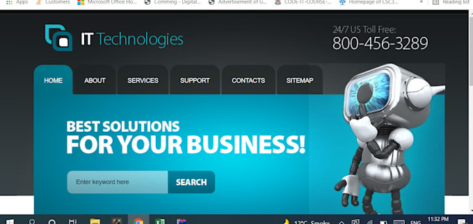 Develop A Custom Responsive Website Using Html Css Javascript And Php