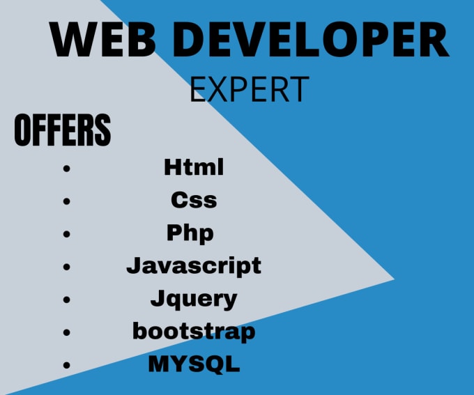 Develop A Responsive Website With Html Css React Js Php And