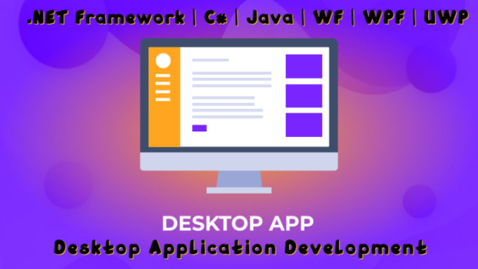 Develop Desktop Application Using Wpf Uwp Winform Java And Sql Db