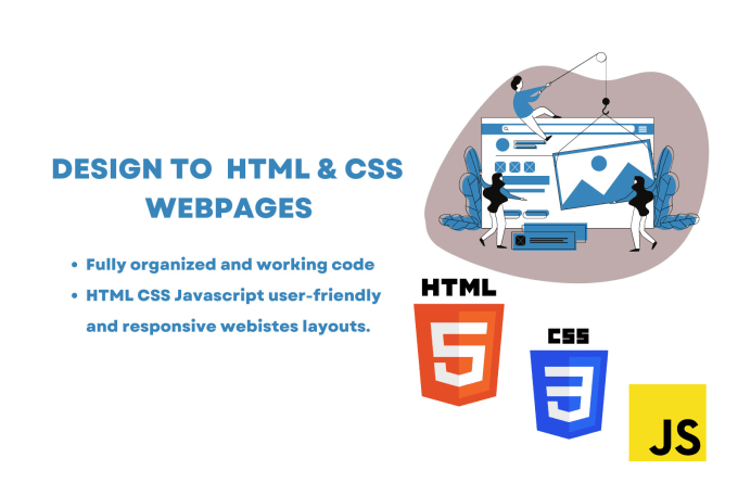 Convert Your Designs Into Html Css Webpages By Get Hasan Fiverr