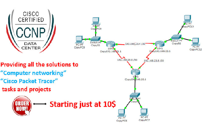 Do Computer Networking Tasks On Cisco Packet Tracer By Ahti 358 Fiverr